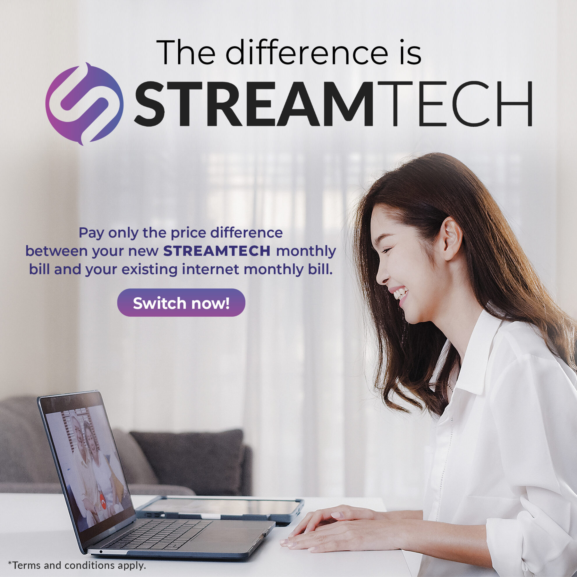 Streamtech | Reliable Internet | Switch Now and Enjoy Amazing Perks
